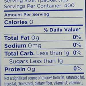 Splenda No Calorie Sweetener, 400 Count Packets