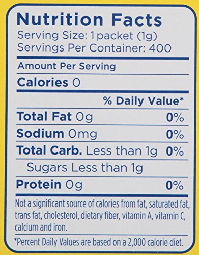 Splenda No Calorie Sweetener, 400 Count Packets