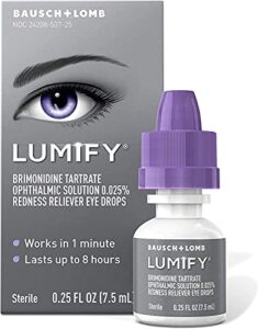 lumify redness reliever eye drops 0.25 ounce (7.5ml)