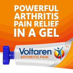 Voltaren Arthritis Pain Gel for Powerful Topical Arthritis Pain Relief, No Prescription Needed - 3.5 oz/100 g Tubes (Pack of 2)