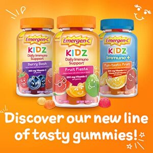 Emergen-C Kidz Daily Immune Support Dietary Supplements, Flavored Gummies with Vitamin C and B Vitamins, Fruit Fiesta Flavored Gummies - 44 Count