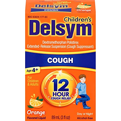 Delsym Children's 12 Hr Cough Relief Liquid, Orange, 3oz