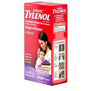 Tylenol Infants Acetaminophen Liquid Medicine, Grape, 1 fl. oz