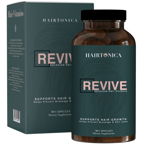 Hairtonica - Hair Vitamins for Faster Hair Growth - Best Hair Growth Supplement & Hair Vitamin - Support Hair Loss & Thinning with Hair Growth Pills - Hair Supplement with Biotin 5000mcg, MSM, Keratin