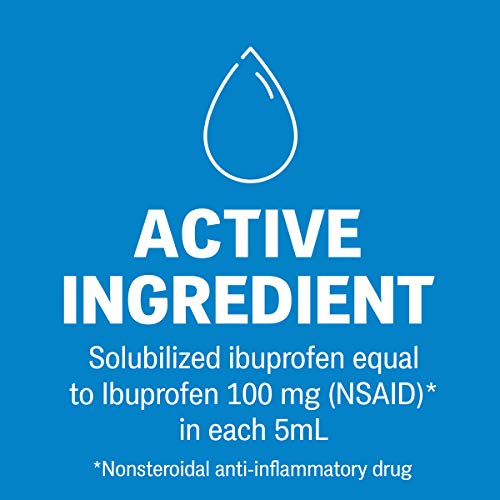 Children's Advil Fever Reducer/Pain Reliever, 100mg Ibuprofen (Grape Flavor Oral Suspension, 4 fl. oz. Bottle, Pack of 2)