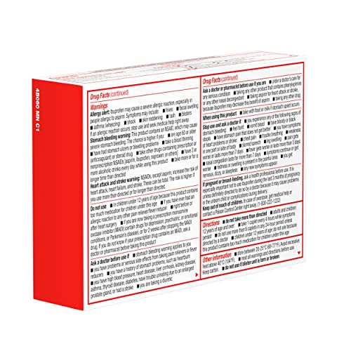 Sudafed PE Non-Drowsy Head Congestion + Pain Relief Caplets with Ibuprofen 200 mg & Phenylephrine HCl 10 mg, Nasal Decongestant & NSAID Pain Reliever & Fever Reducer, 20 ct