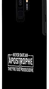 Galaxy S9 English Apostrophe Funny Language Teacher Teaching Graphic Case