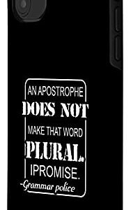 iPhone 11 Grammar Police Apostrophe Lingui Teacher Case