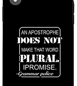 iPhone XR Apostrophe Make Word Plural Grammar Lingui Teacher Case