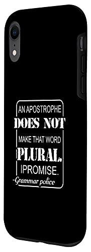 iPhone XR Apostrophe Make Word Plural Grammar Lingui Teacher Case