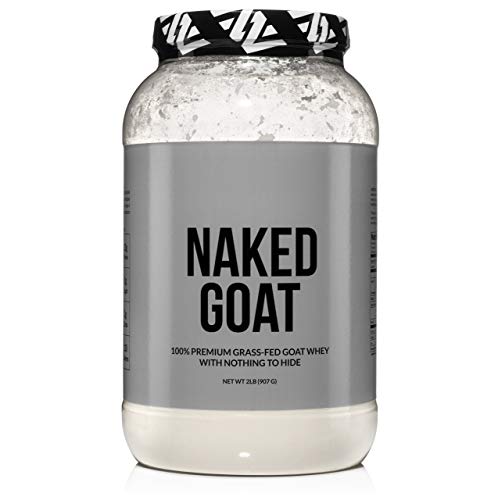 Naked Goat - 100% Pasture Fed Goat Whey Protein Powder from Small-Herd Wisconsin Dairies, 2lb Bulk, GMO Free, Soy Free. Easy to Digest - All Natural - 23 Grams of Protein - 30 Servings