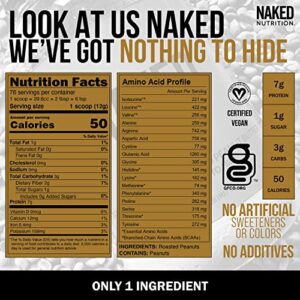 Dairy Free Protein Bundle: 5LB Unflavored Naked Pea and 2LB Naked PB