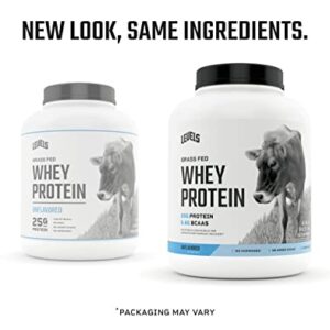 Levels Grass Fed 100% Whey Protein, No Hormones, Unflavored, 5LB