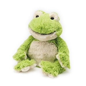 frog warmies – cozy plush heatable lavender scented stuffed animal