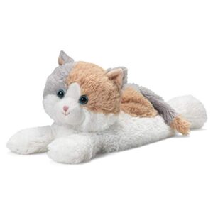 calico cat warmies – cozy plush heatable lavender scented stuffed animal