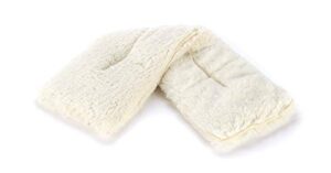 warmies cozy body faux fur lavender scented microwavable neck wrap – cream