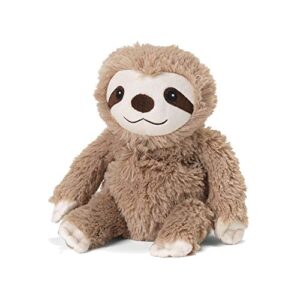 intelex warmies microwavable french lavender scented plush, jr. sloth