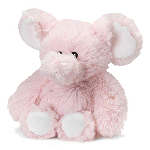 Intelex Warmies Microwavable French Lavender Scented Plush, Jr. Elephant, Pink, 6" x 2" x 4"