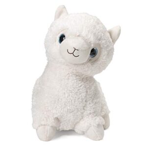 intelex warmies microwavable french lavender scented plush, llama warmies, white, 14″ x 8″ x 4″