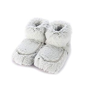 warmies microwavable french lavender scented gray marshmallow boots