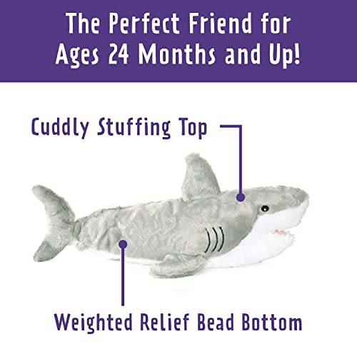 Warm Pals Microwavable Lavender Scented Plush Toy Weighted Stuffed Animal - Samuel Shark