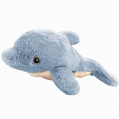 Weighted Stuffed Animal Heating Pad - Lavender Scented Plush Dolphin - Microwavable Stuffed Animal - Dolphin Gifts for Kids Adults - Large Stuffed Dolphin Toy