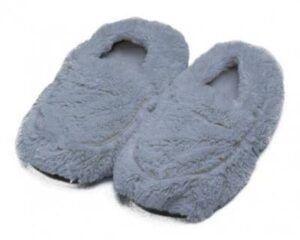 gray warmies cozy plush body slippers