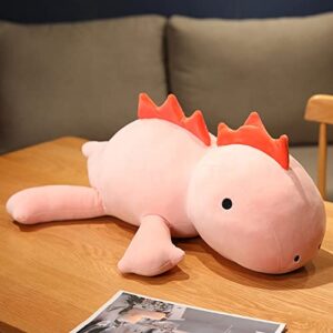 Dinosaur Weighted Plush, 24" 3.5 lbs Character Weighted Stuffed Animals Series, Cute Dino Plushie Dolls Throw Pillow Birthday Gifts for Children Kids Adults (Pink)