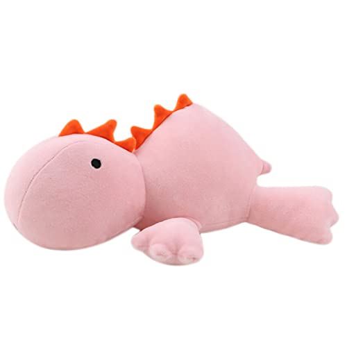 Dinosaur Weighted Plush, 24" 3.5 lbs Character Weighted Stuffed Animals Series, Cute Dino Plushie Dolls Throw Pillow Birthday Gifts for Children Kids Adults (Pink)