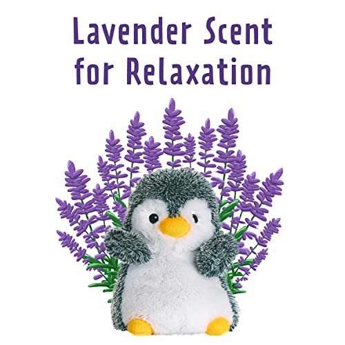 1i4 Group Warm Pals Microwavable Lavender Scented Plush Toy Weighted Stuffed Animal - Peppy Penguin