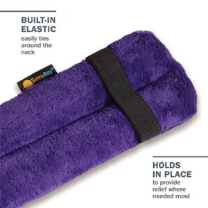 SunnyBay Microwave Heating Pad, Microwavable Heated Neck and Shoulder Wrap with Wide Neck Coverage, Hands-Free Moist Aromatherapy Hot or Cold Pack with Lavender, FSA HSA Approved, 26x5 Inches, Purple