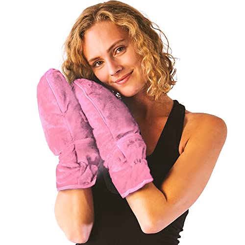 Zomaple Microwavable Mittens and Heated Gloves for Arthritis Hands – Hand Warmers for Arthritis Using Moist Heat Therapy – Pain Relief for Raynaud's, Stiff Fingers & Carpal Tunnel (Lavender)