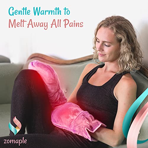 Zomaple Microwavable Mittens and Heated Gloves for Arthritis Hands – Hand Warmers for Arthritis Using Moist Heat Therapy – Pain Relief for Raynaud's, Stiff Fingers & Carpal Tunnel (Lavender)