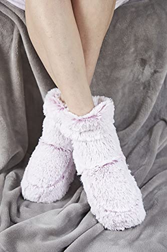 Warmies®Fully Heatable Wellness Boots Scented with French Lavender - Pink Marshmallow