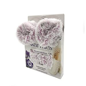 Warmies®Fully Heatable Wellness Boots Scented with French Lavender - Pink Marshmallow