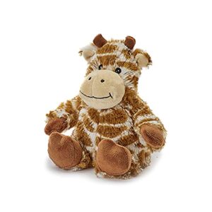 warmies jun-gir-2 heatable plush toy, brown