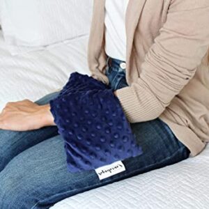 Lavender Scented Microwave Heating Pad for Neck and Shoulders- Weighted Cordless Heating Pad Great Relaxation Gift for Mom, Dad, Women, Men- Aromatherapy Lavender Heating Pad For Hot And Cold Compress