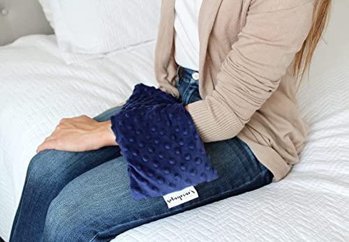 Lavender Scented Microwave Heating Pad for Neck and Shoulders- Weighted Cordless Heating Pad Great Relaxation Gift for Mom, Dad, Women, Men- Aromatherapy Lavender Heating Pad For Hot And Cold Compress