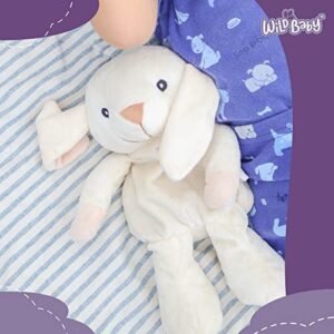 WILD BABY Giraffe, Dog and Bunny Stuffed Animal Bundle - Heatable Microwaveable Plush Pal with Aromatherapy Lavender Scent for Kids