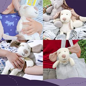 WILD BABY Giraffe, Dog and Bunny Stuffed Animal Bundle - Heatable Microwaveable Plush Pal with Aromatherapy Lavender Scent for Kids