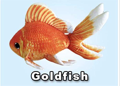 GreenPleco Stuffed Goldfish Plush