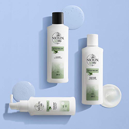 Nioxin Scalp Relief System Kit for Sensitive, Dry & Itchy Scalp, Paraben & Sulfate Free