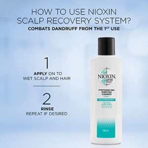 Nioxin Scalp Recovery Anti-Dandruff Medicating Cleanser Shampoo, 33.8 Fl Oz