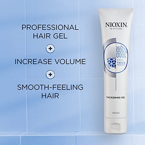 Nioxin Thickening Gel, Strong Hold and Texture for Thinning Hair, 5.13 oz