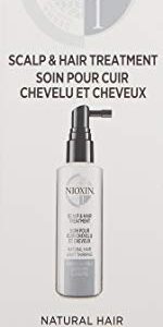 Nioxin System 1 Scalp & Hair Treatment, Natural Hair with Light Thinning, 3.4 oz