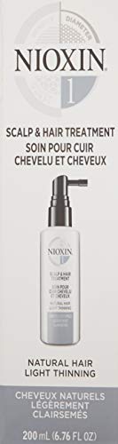 Nioxin System 1 Scalp & Hair Treatment, Natural Hair with Light Thinning, 6.8 Fl Oz (Pack of 1)