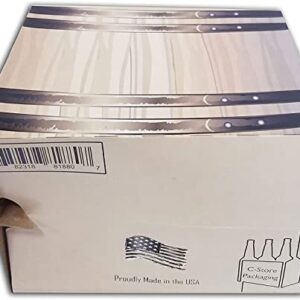 ICE N COLD 6pk Cardboard Carrier (Barrel, 24ct) | Holds 6pk 12oz Bottles | FAST SAME DAY SHIPPING