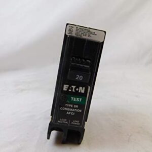 Eaton BRP120GF Breaker, 20A, 1P, 120V, 10 kAIC, Type BR Ground Fault