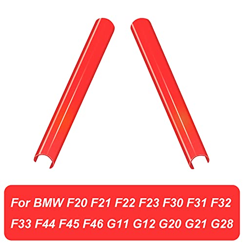 Red Grill Stripes for BMW F30 F32, Kidney Grille Inserts Trim for BMW 3 4 Series (F20 F30, Red)