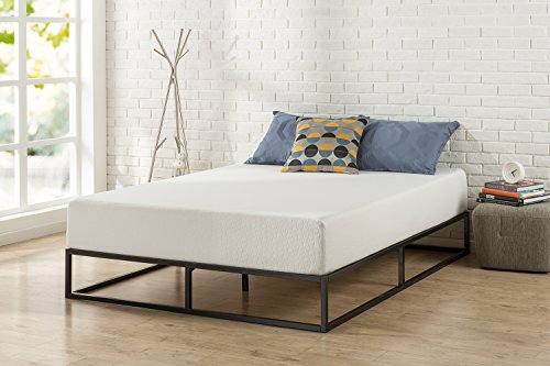 ZINUS Joseph Metal Platforma Bed Frame / Mattress Foundation / Wood Slat Support / No Box Spring Needed / Sturdy Steel Structure, Queen